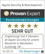 Sicherheitsdienst Frankfurt ️ 100% Sicherheit mit Aquila